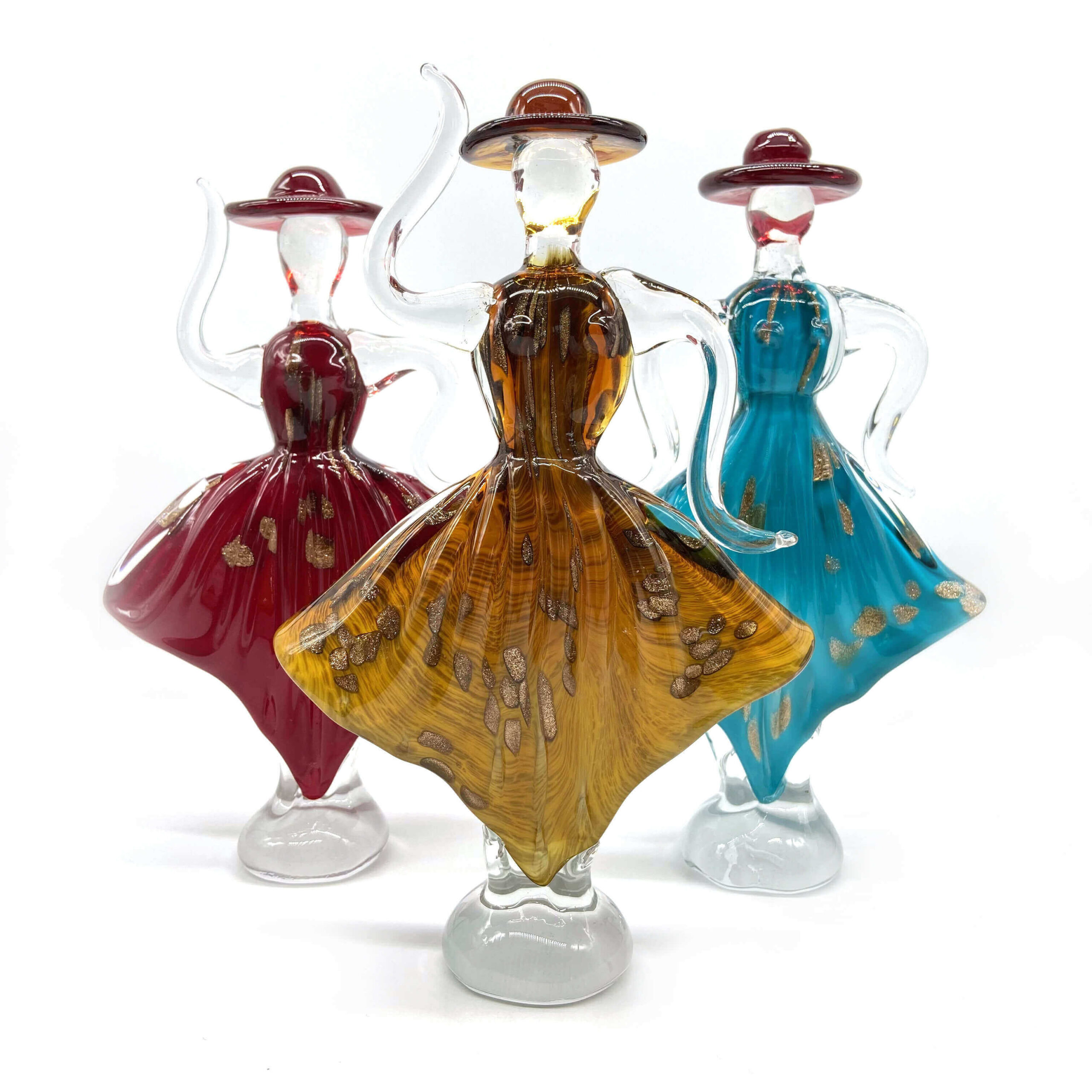 Handmade Girl Glass Figurine - ZhuyuanGlass