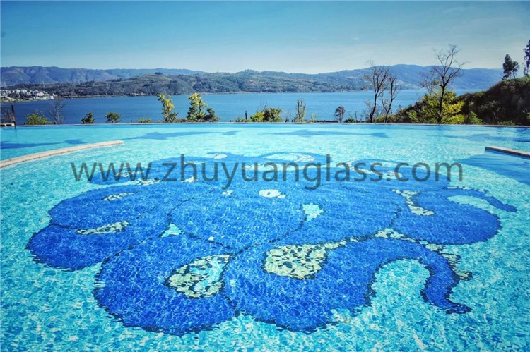 Glass beads using key factors for swimming pool - ZhuyuanGlass